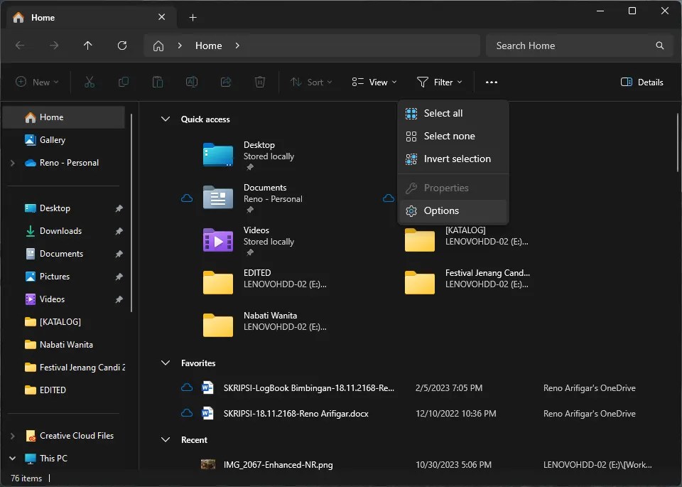 Hilangkan Frequently Used Folder dari File Explorer Windows 11 ...